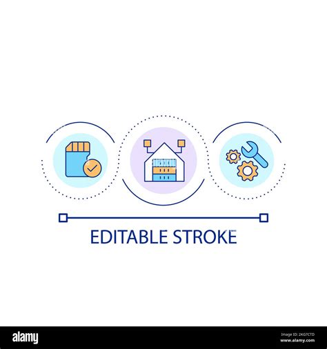 fixed loop stock vector images alamy