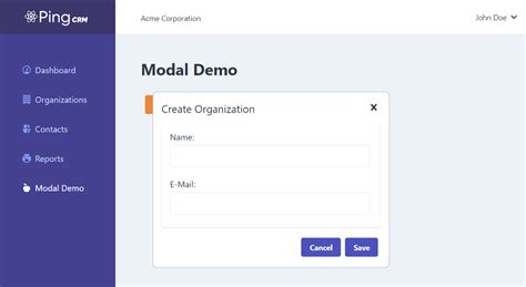Inertia React And Laravel Popup Modal Example By Pietro Iglio The