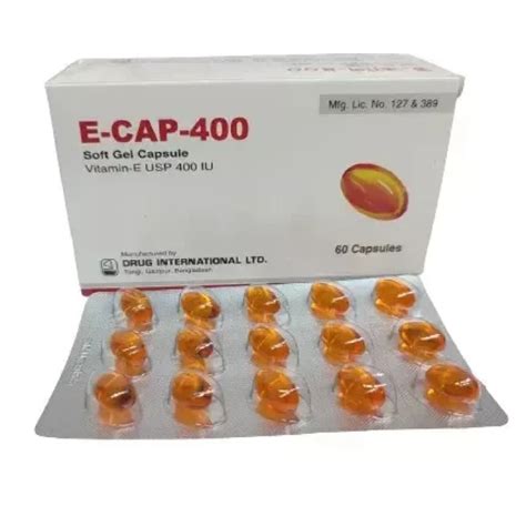 E Cap 400iu Softgel Capsule 15s Best Price At Online Epharma