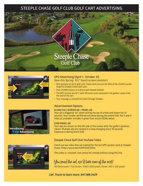 Gps Advertising Steeple Chase Golf Club