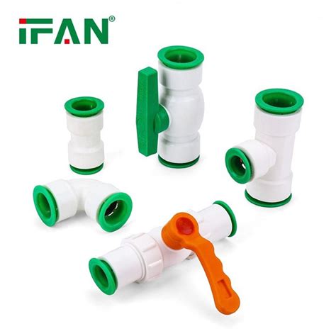 China Customized IFAN DIN PPR Push Fittings Suppliers Manufacturers Factory Free Sample