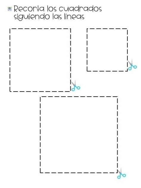 Hojas Para Recortar Preescolar C8c Destreza Manual Actividades De