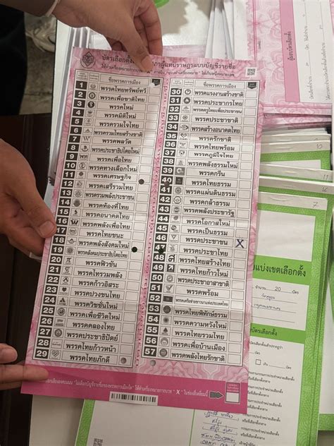 สอบถามค่ะบัตรใบนี้โดนแจ้งว่าเป็นบัตรเสีย แจ้งว่ามีเส้นตัดเกินกว่า 2