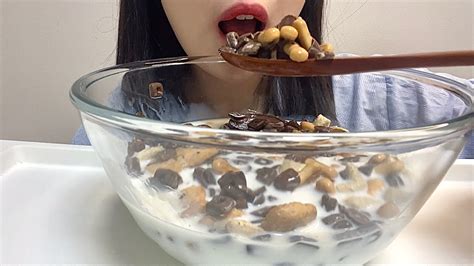 초코 과자탕 먹방 Asmr ㅣ당떨어졌을때 최고ㅣ초코송이빈츠미쯔씨리얼abc초코쿠키초코칩쿠키ㅣdessert Mukbang