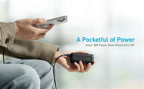 Anker PowerCore 321 MagGo Power Bank 5000mAh Black - PAPITA