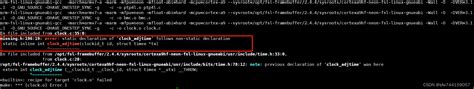 Linuxptp交叉编译错误 问题解决 Csdn博客