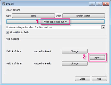 Workaudiobook For Windows How To Use Users Guide Import Of Words Into Anki