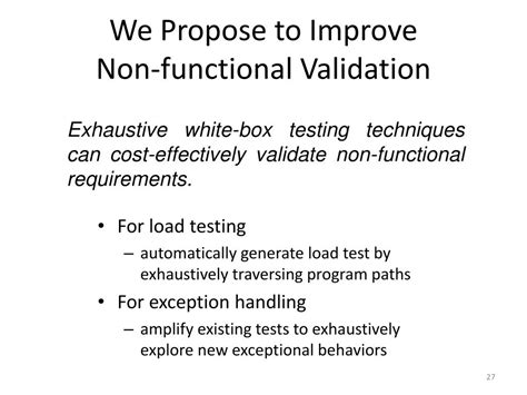 Ppt Automated Test Case Generation To Validate Non Functional Software Requirements Powerpoint