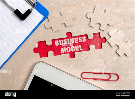 Writing Displaying Text Business Model Business Showcase Model Showing How A Company Operates