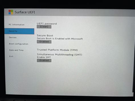 Tpm Toggle Missing On Surface Go How To Fix Surface