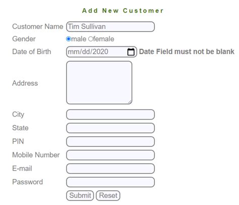 Selenium Webdriver Automating A DOB Text Field GURU 99 Banking Application Software Quality