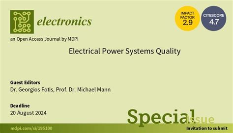 electronics mdpi on linkedin callforpapers specialissue openaccess