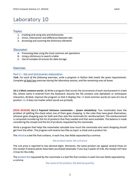 Lab 10 Pdf Computer File String Computer Science