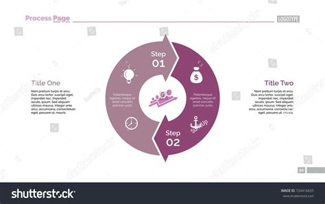 Circle Arrow Diagram Slide Template Stock Vector Royalty Free 724416655 Shutterstock