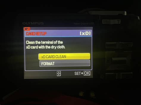 Olympus Xd Card Formating Rcameras