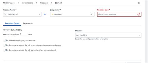 how to create run time type in orchestrator orchestrator uipath
