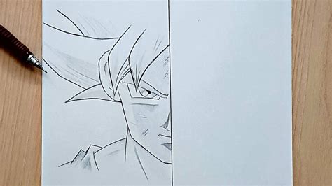 Half Goku Half Naruto Drawing At Harrison Humphery Blog