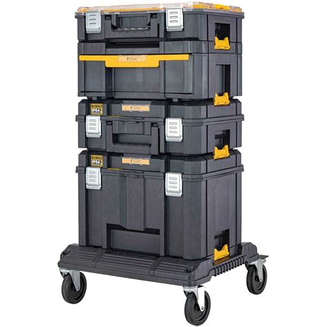 Dewalt Tstak V2 Stackable Tool Box Tower Tool Box Stacks