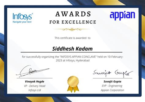 Siddhesh Kadam On Linkedin Infosys Appian Corporateevents