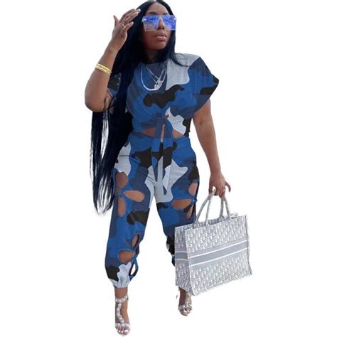 Ensemble De V Tements Ensemble Deux Pi Ces Amissi Sexy Pour Femmes Haut Et Pantalon Adt Tenues