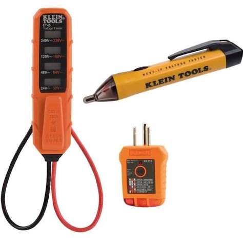 Klein Tools Beginner Tester Set 3 Piece 80097 The Home Depot