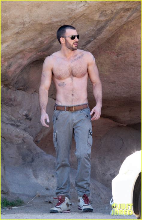 Chris Evans Shirtless Details Magazine Shoot Chris Evans Photo
