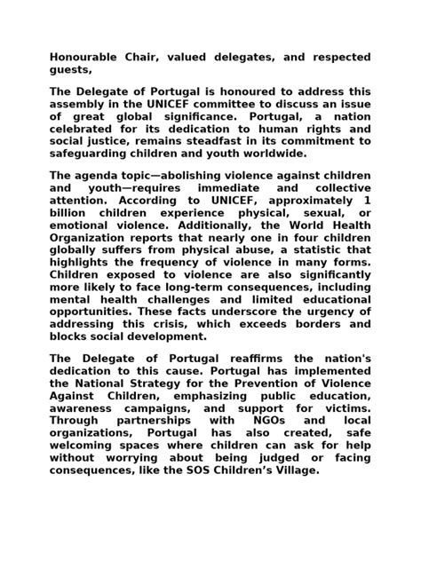 Opening Speech Pdf