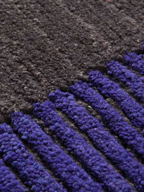 Terai 1 Violet Tappeto Di Design Dedicato Alla Pianura Nepalese Del Terai