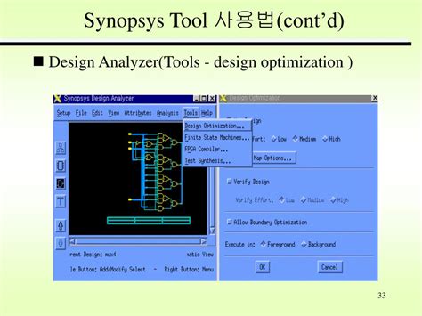 PPT Synopsys Tool 사용법 및 실습 PowerPoint Presentation free download ID 3354341