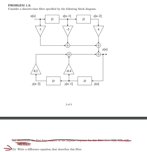 Problem 13 Consider A Discrete Time Filter