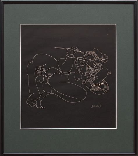 Pablo Picasso Malaga Mougins Scena Erotyczna IV Online Auction Online Bidding