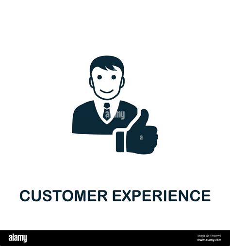 Customer Experience Vector Icon Symbol Creative Sign From Icons Collection Filled Flat
