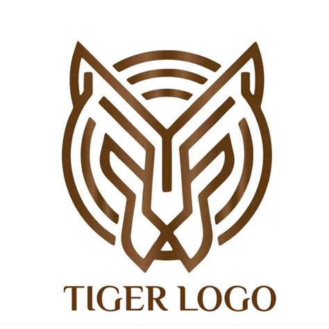 เทมเพลตโลโก้หน้าเสือ Postermywall