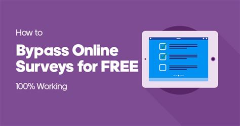 How To Unlock Or Bypass Online Surveys