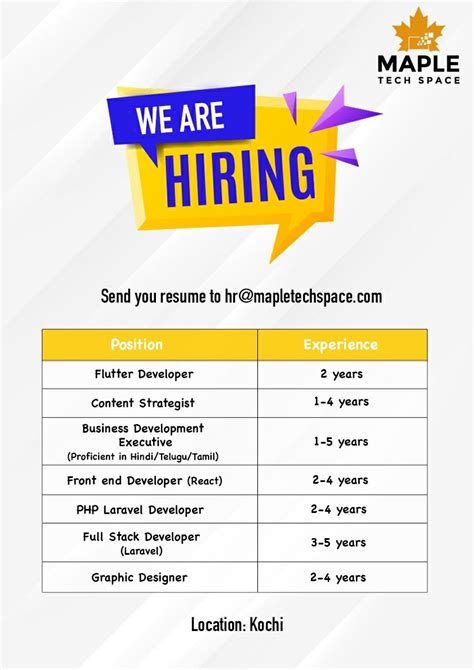 Maple Tech Space On Linkedin Fullstackdeveloper Laraveldeveloper Reactjs Flutterdeveloper Bde