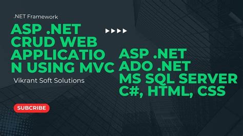 Asp Net Crud Using Aspnet Ado Net Mvc Ms Sql Server Stored
