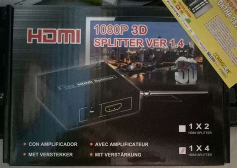 Promo Splitter Hdmi Aktif 4 Port Cabang Hdmi Splitter Hdmi 1 Ke 4 W Adaptor Diskon 23 Di