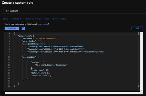 Create Azure Custom Roles Using The Azure Portal
