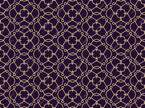 Premium Vector Vector Seamless Pattern Modern Stylish Texture Geometric Linear Ornament