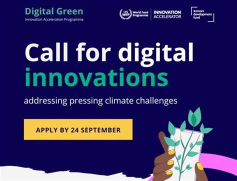 2023 Wfp Digital Green Innovation Acceleration Programme For High