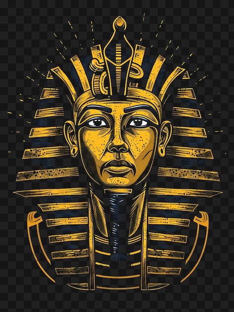 Premium Psd Psd Of Egyptian Pharaoh Man Portrait Wearing A Nemes