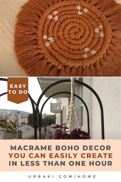 Macrame Boho Decor You Can Easily Create In Less Than One Hour