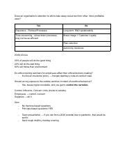 Notes Week Pdf Does An Organisation S Attention To Ethics Take Away