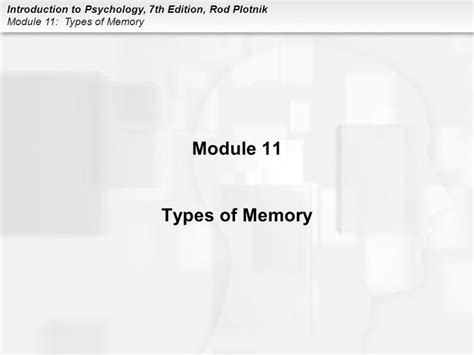 Module 11 Types Of Memory Ppt Video Online Download Introduction
