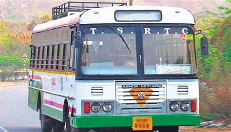 Tsrtc Bus With 46 Passengers Loses Control Veers Into Fields Two Suffer Minor Injuries