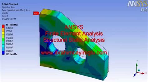 Ansys Statik Analiz Static Analysis YouTube