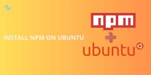 How To Install NPM On Ubuntu Step By Step Guide