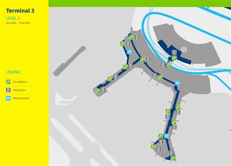 Terminal 3 Toronto Pearson Airport Yyz Gate Map