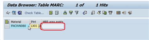 Solved Find Mrp Area Material Sap Community