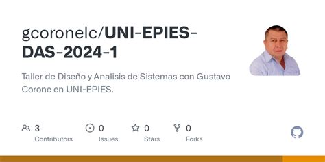 Github Gcoronelc Uni Epies Das Taller De Dise O Y Analisis De